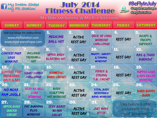 30 Day Fat Burn Workout Calendar - Muse TECHNOLOGIES